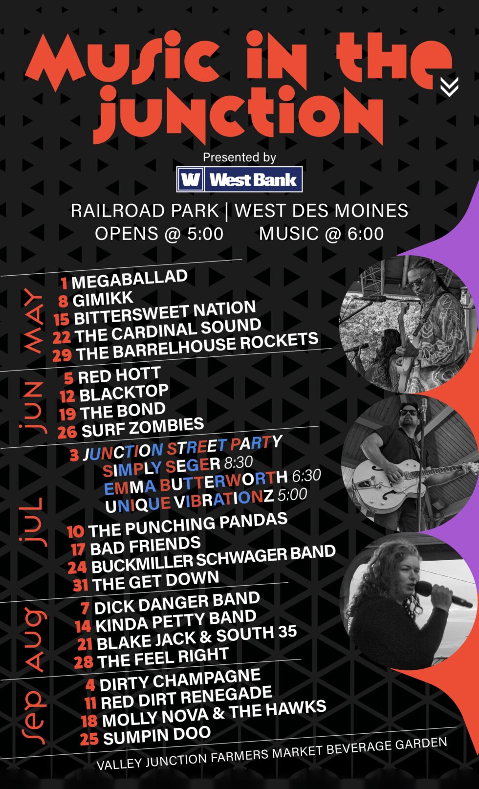 Farmers Market | Music in the Junction | Valley Junction